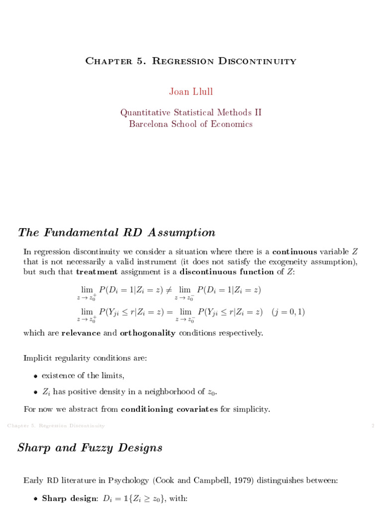 Chapter 5 | PDF | Statistics | Econometrics