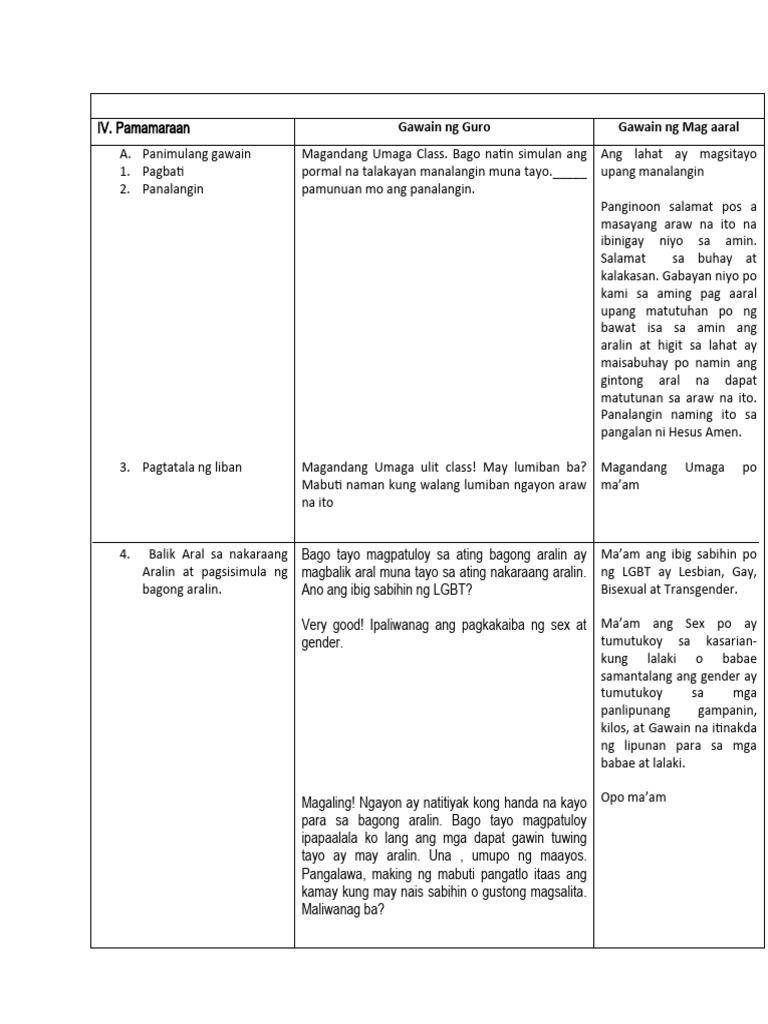 Lesson Plan Grade 9 Katangian NG Isang Aktibong Mamamayan | PDF