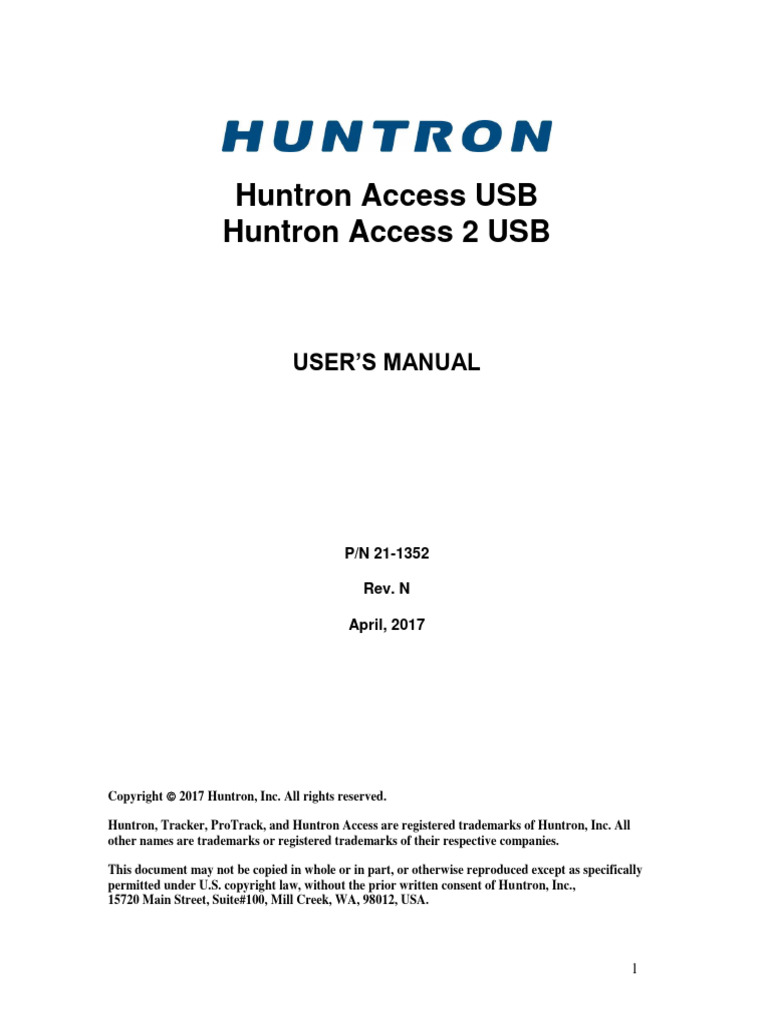 Access and Access 2 USB Manual | PDF | Integrated Circuit | Electronic ...