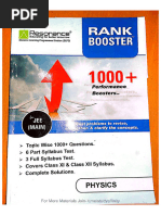 Fiitjee Aits Chapterwise Part 2 | PDF