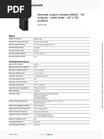 BMXDDI1602 Discrete Input Module Data | PDF | Power Supply | Logic Gate