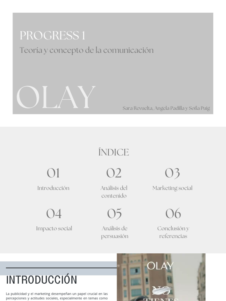 OLAY | PDF | Estereotipos | Publicidad