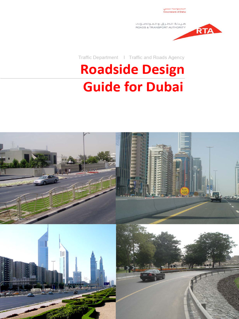 Roadside Design Guide For Dubai V2 (RTA) - Final | PDF | Road | Traffic ...