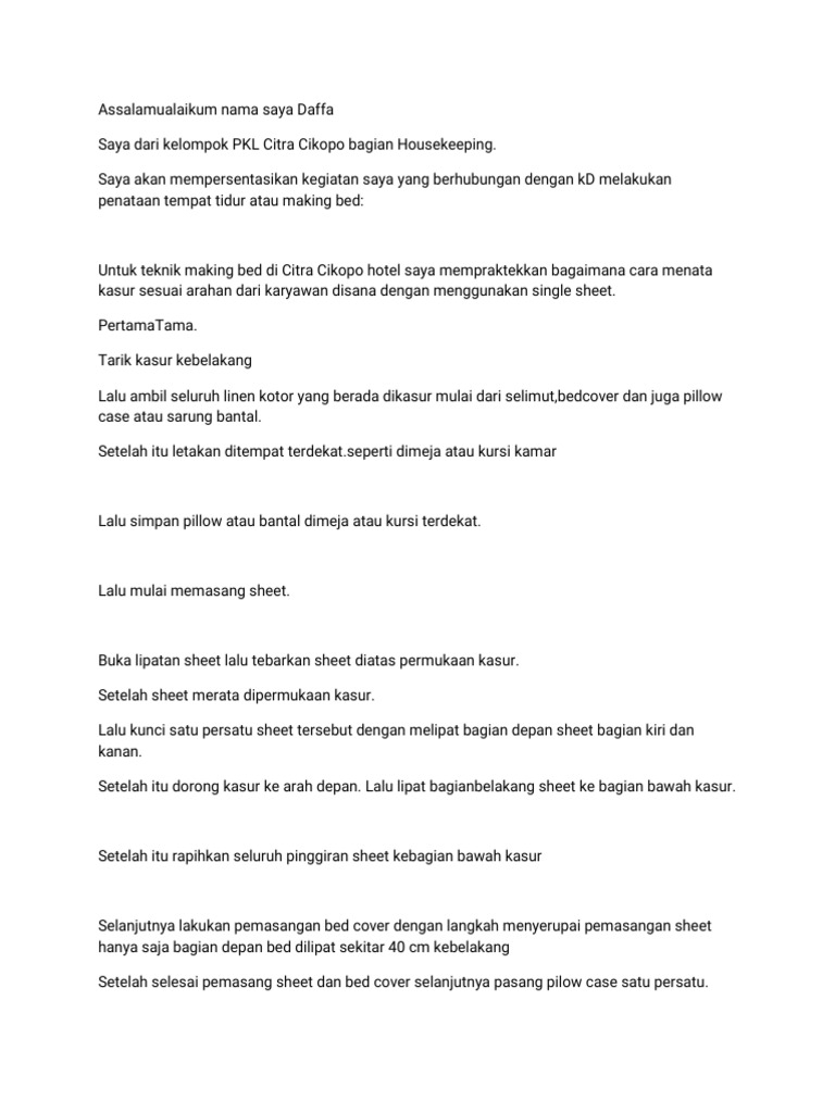 Hafalan Persentasi Daffa | PDF