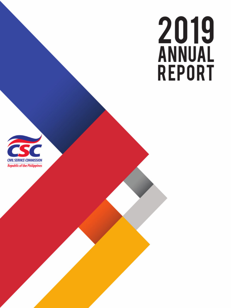 CSC 2019 Annual Report | PDF | Employment | Human Resource Management