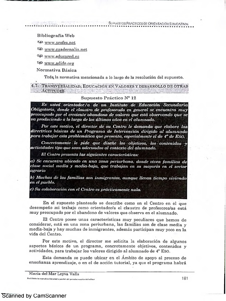 Programa de Valores en Secundaria | PDF | Evaluación | Tolerancia