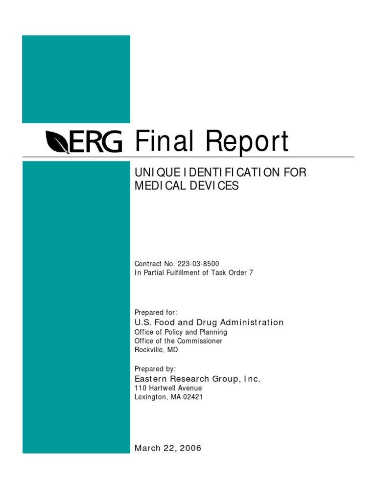 UID - Information System | PDF | Barcode | Medical Device