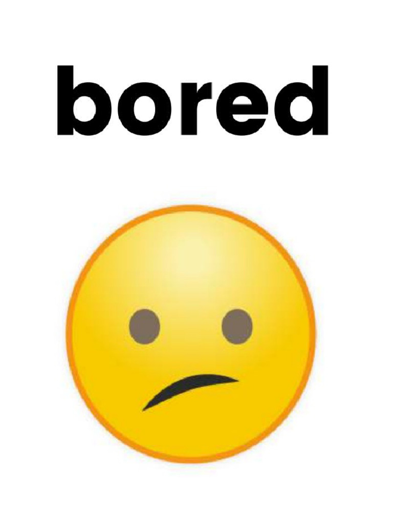 Angry Scared Bored Flashcards Grade 3 | PDF