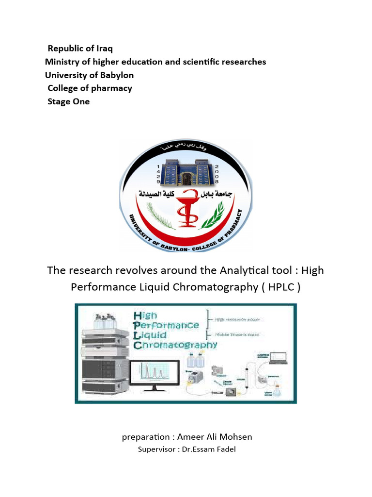 Research HPLC | PDF | High Performance Liquid Chromatography ...