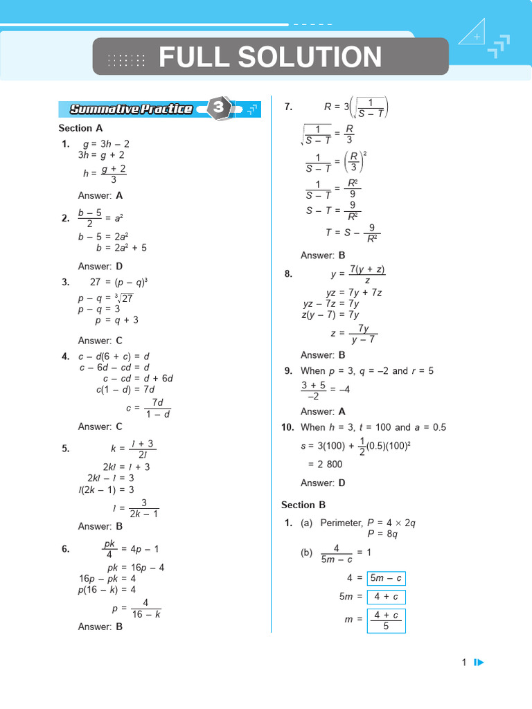 Ans Prac 3 | PDF | Mathematics