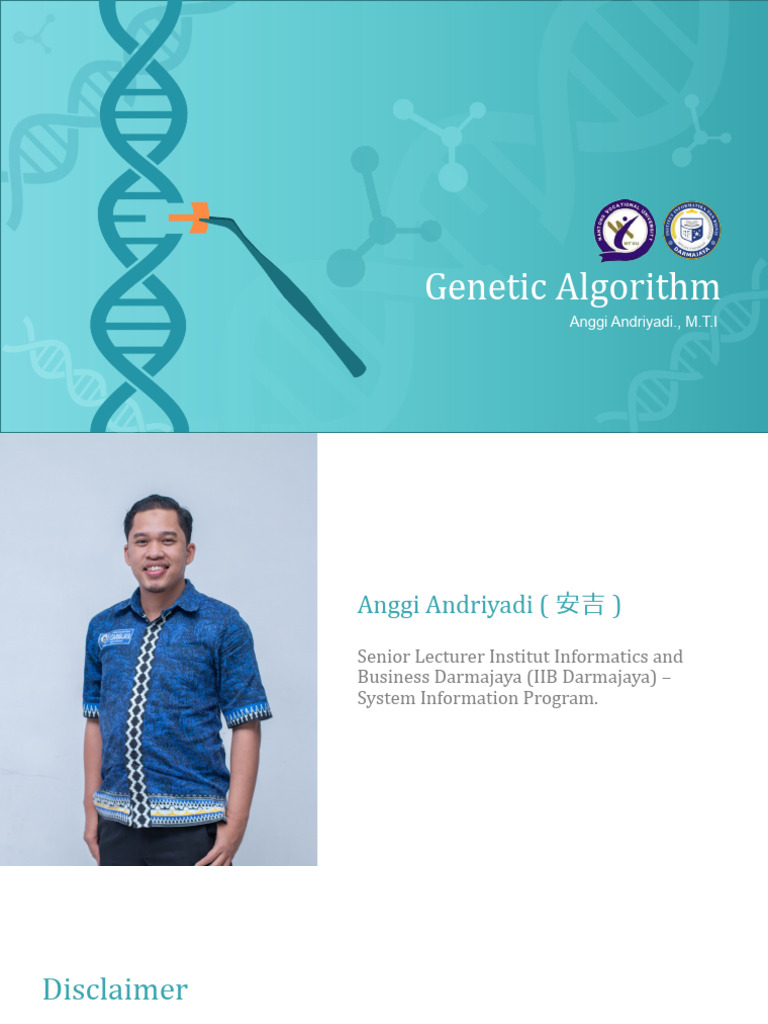 Genetic Algorithm Section 1 Pdf Genetic Algorithm Natural Selection 