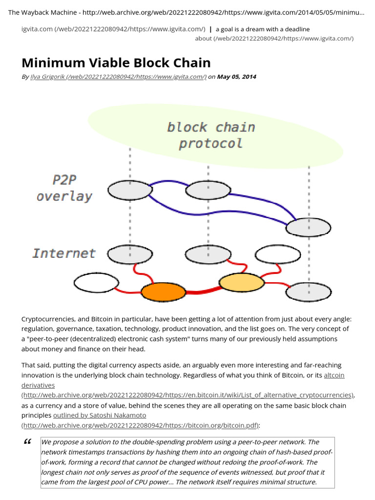 Minimum Viable Block Chain | PDF | Public Key Cryptography | Key (Cryptography)