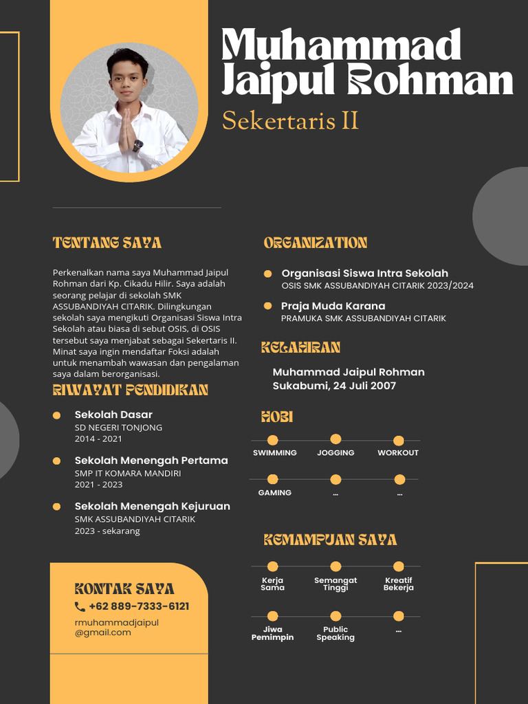 CV Pendaftaran Foksi | PDF