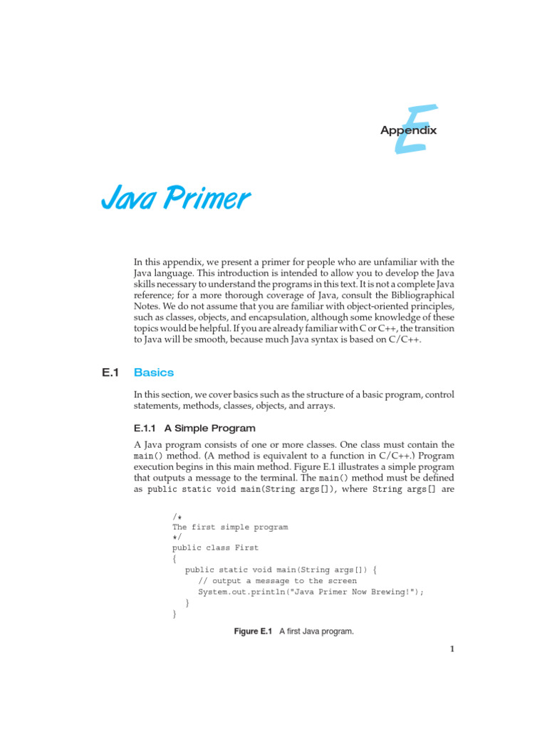 Java Pdf Class Computer Programming Method Computer Programming