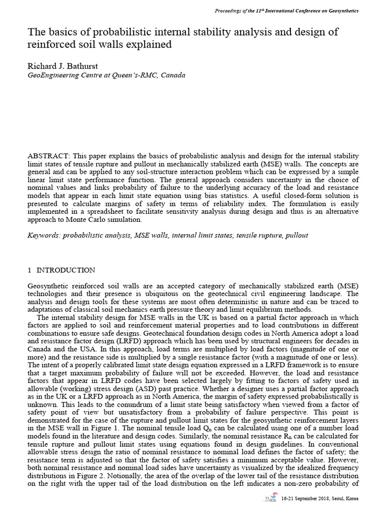 The Basics of Probabilistic Internal Stability Analysis and Design of ...
