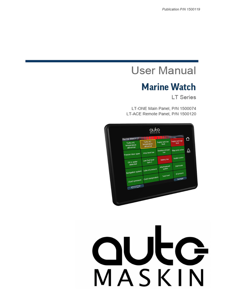 User Manual Marine Watch LT Series | PDF | World Wide Web | Internet & Web