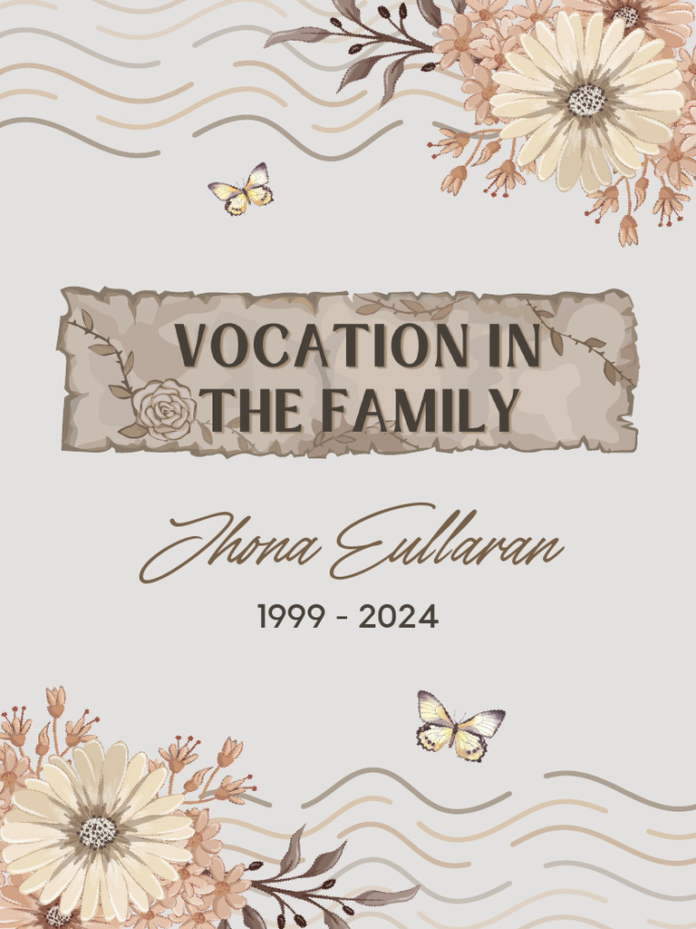 Vocation in The Family | PDF