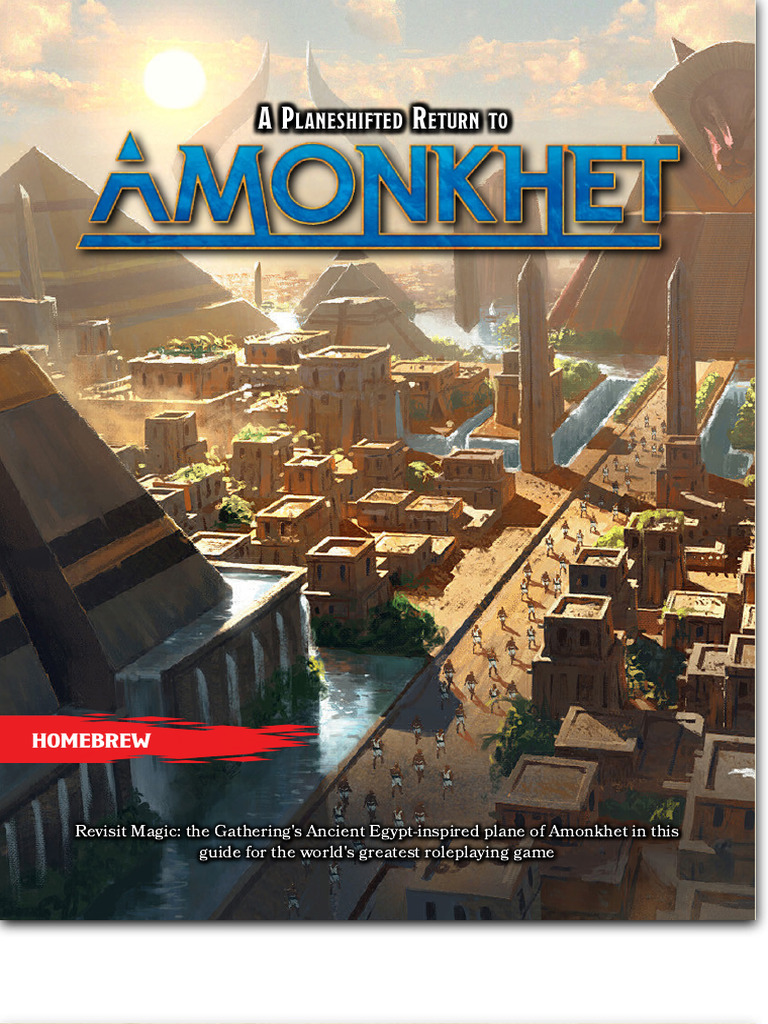 Amonkhet Revisited - GM Binder | PDF | Dungeons & Dragons | Gary Gygax ...