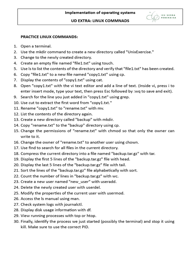 Iso Linux Commands Pdf Pdf