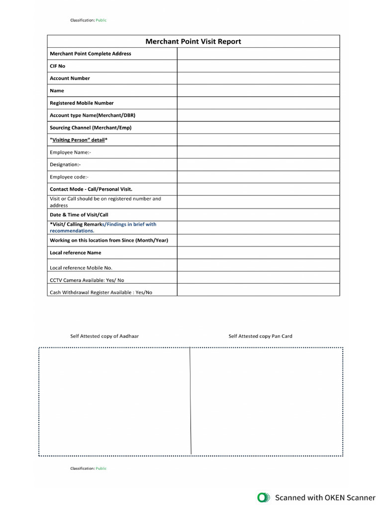 Address Verification Report Format | PDF