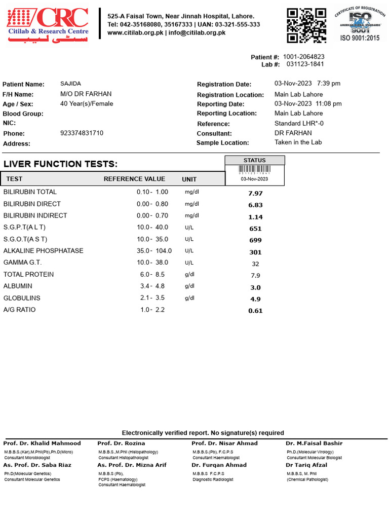 Liver Function Tests:: Sajida | PDF | Clinical Medicine | Medical ...