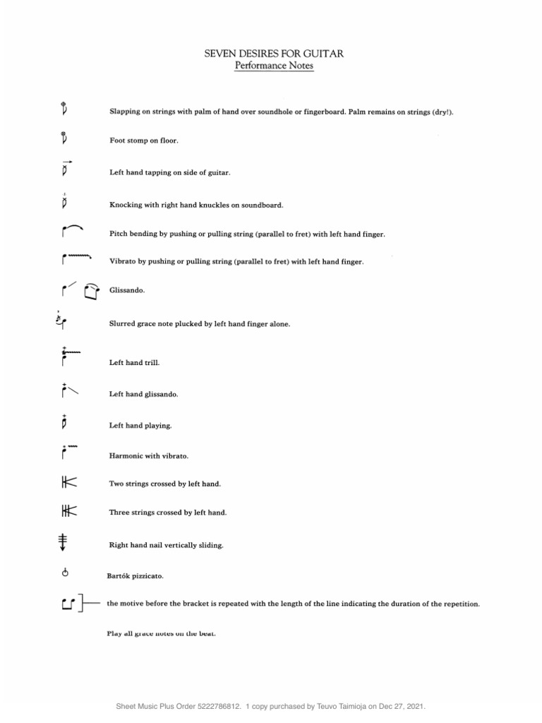 Tan Dun Seven Desires | PDF