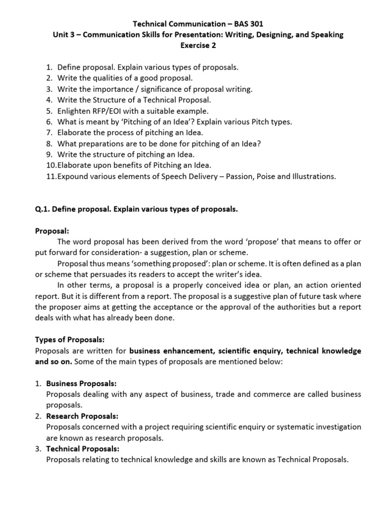TC Unit 3 Exercise 2 | PDF | Decision Making | Request For Proposal