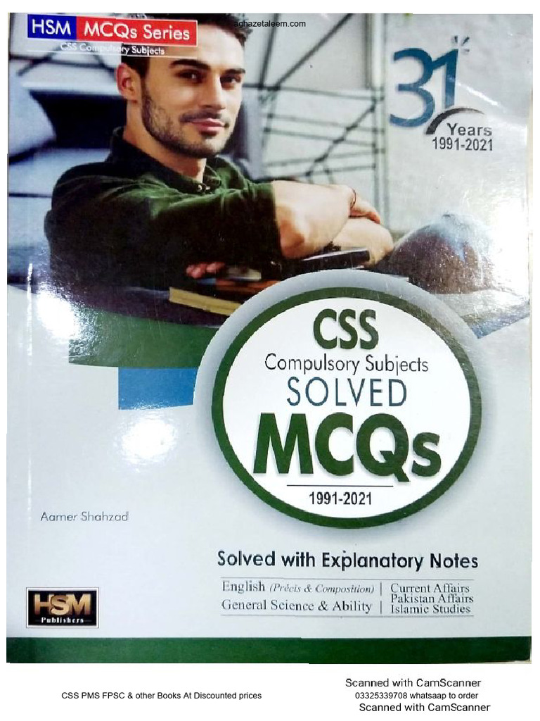 31 Years Css Solved Mcqs | PDF