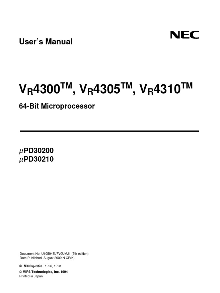 VR 4300 | PDF