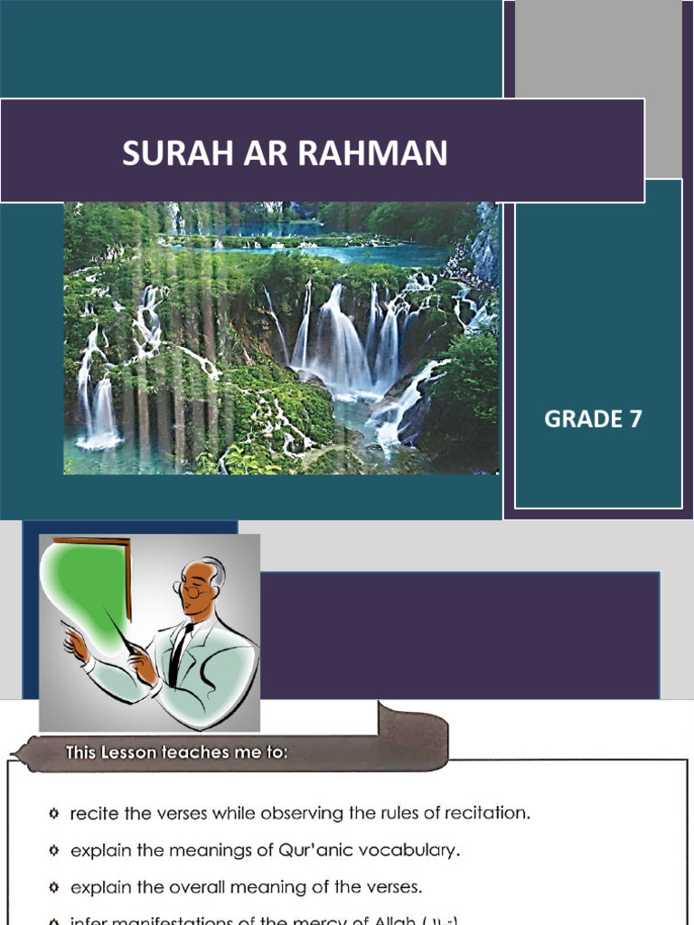 Grade 7 Surah Rahman | PDF | Surah