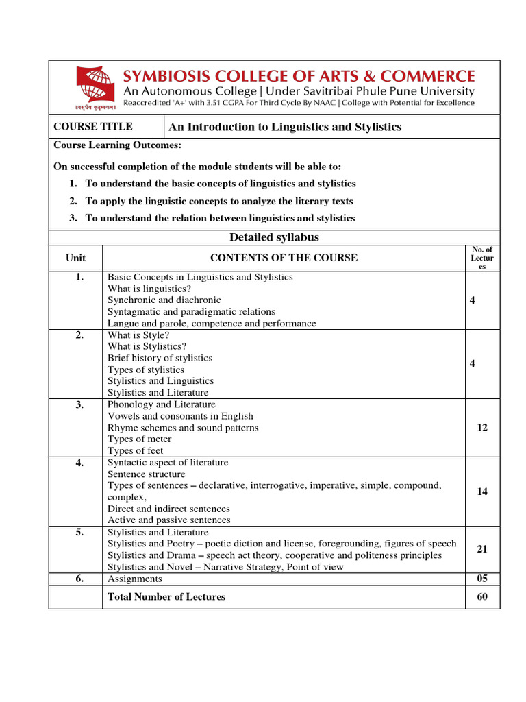 An Introduction To Linguistics and Stylistics | PDF | Linguistics ...