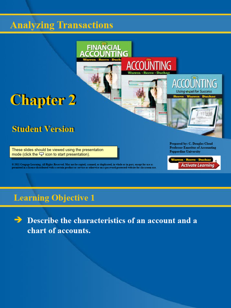02 Analyzing Transactions | PDF | Debits And Credits | Equity (Finance) 02 Analyzing Transactions | PDF | Debits And Credits | Equity (Finance)