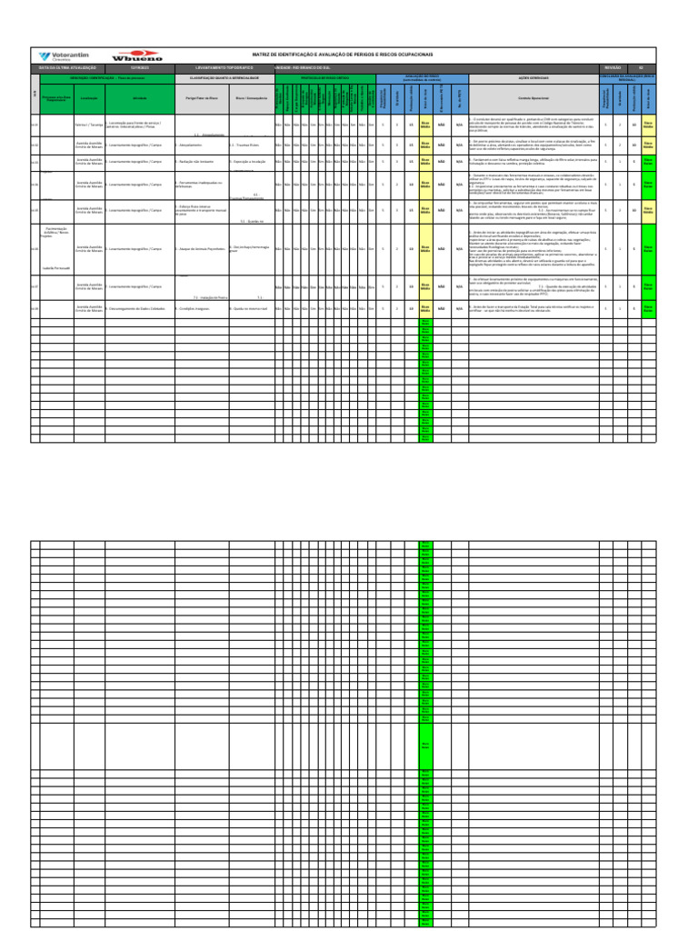 Matriz de Riscos de Sgi | PDF