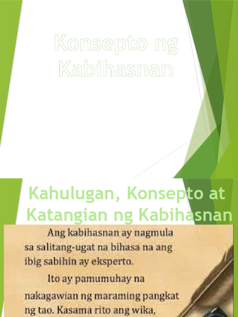 G7 AP Q2 Week 1 Konsepto Ng Kabihasnan | PDF G7 AP Q2 Week 1 Konsepto Ng Kabihasnan | PDF