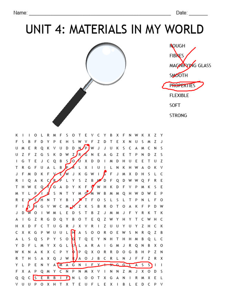 Unit 4 Materials in My World | PDF