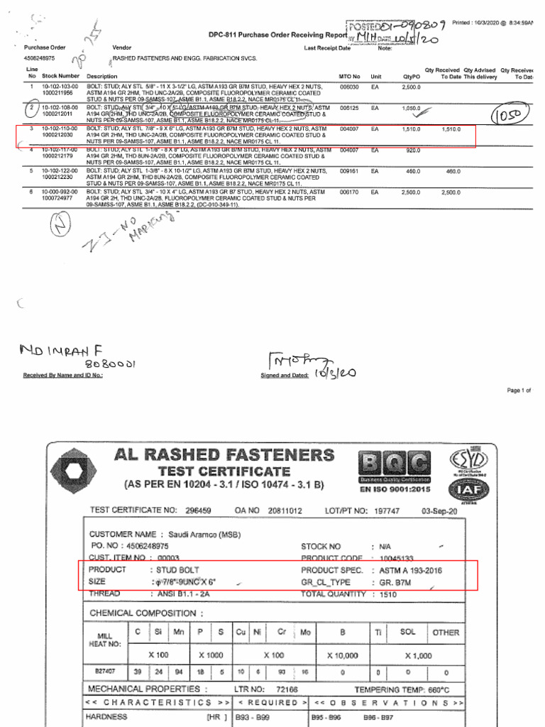 stud bolt documents | PDF