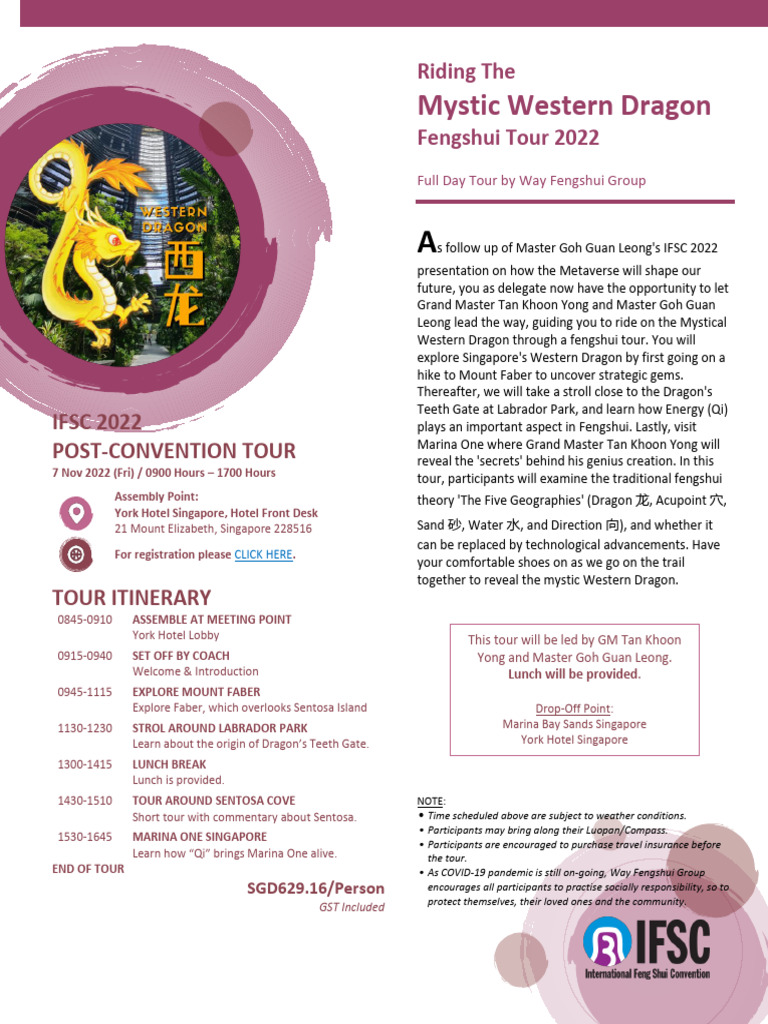 2022 Post Convention Tour Details | PDF