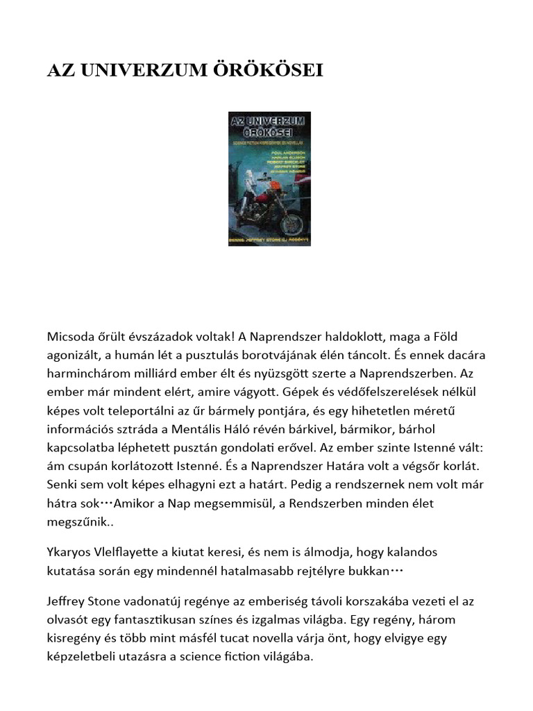 (CSF 02) Az Univerzum Örökösei | PDF
