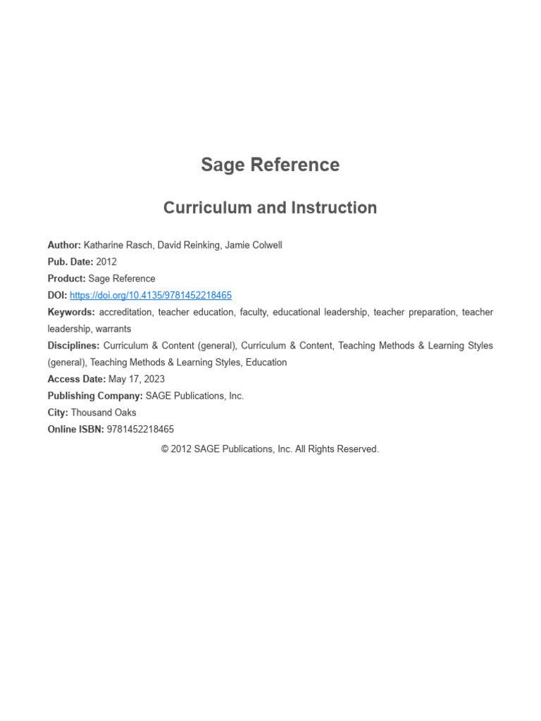Ational Accreditation of Education Schools Improve Teacher and ...