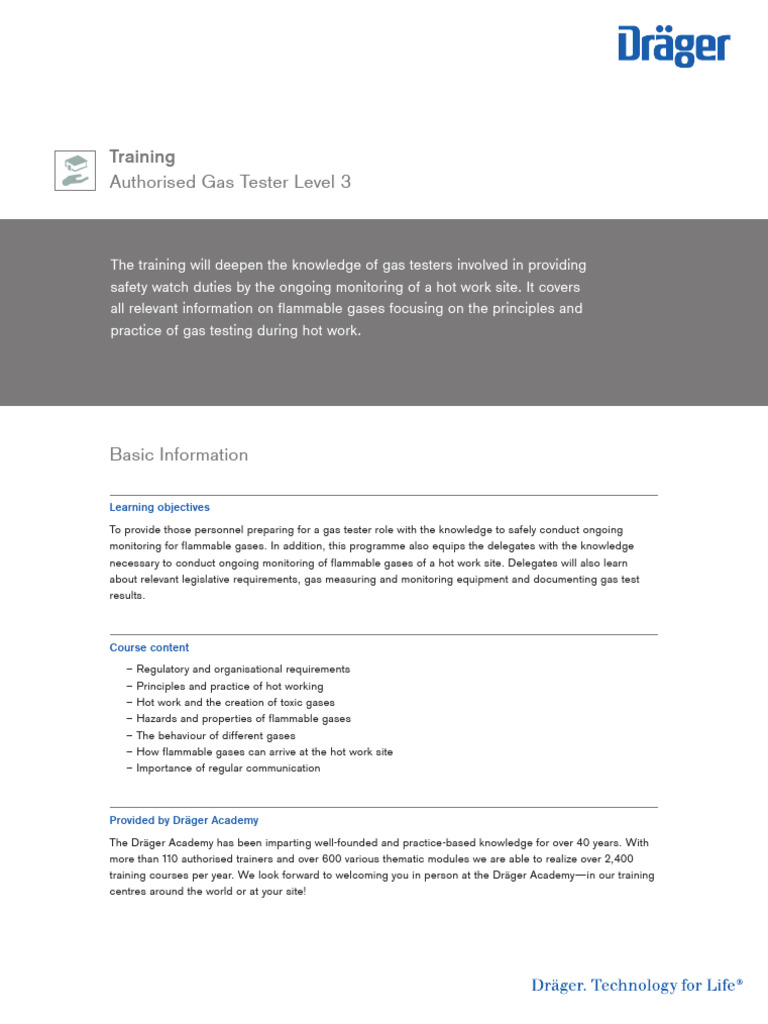Authorised Gas Tester Level 3 Si 9101905 en GB | PDF | Gases
