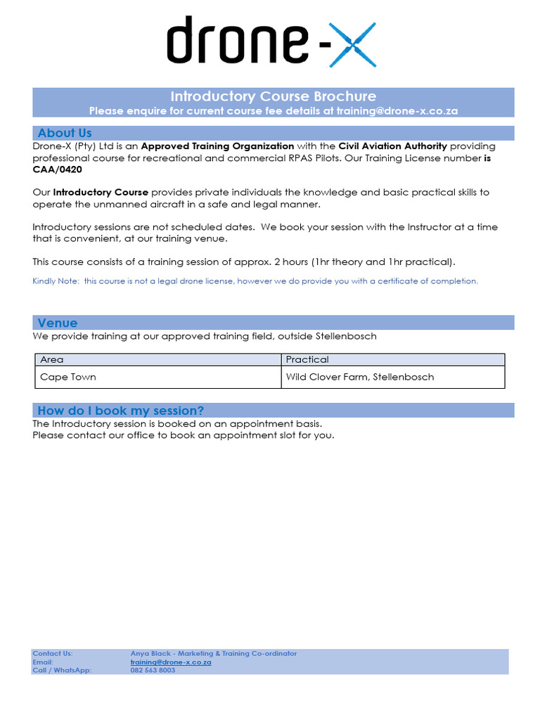 2023 Course Brochure Introductory Course | PDF