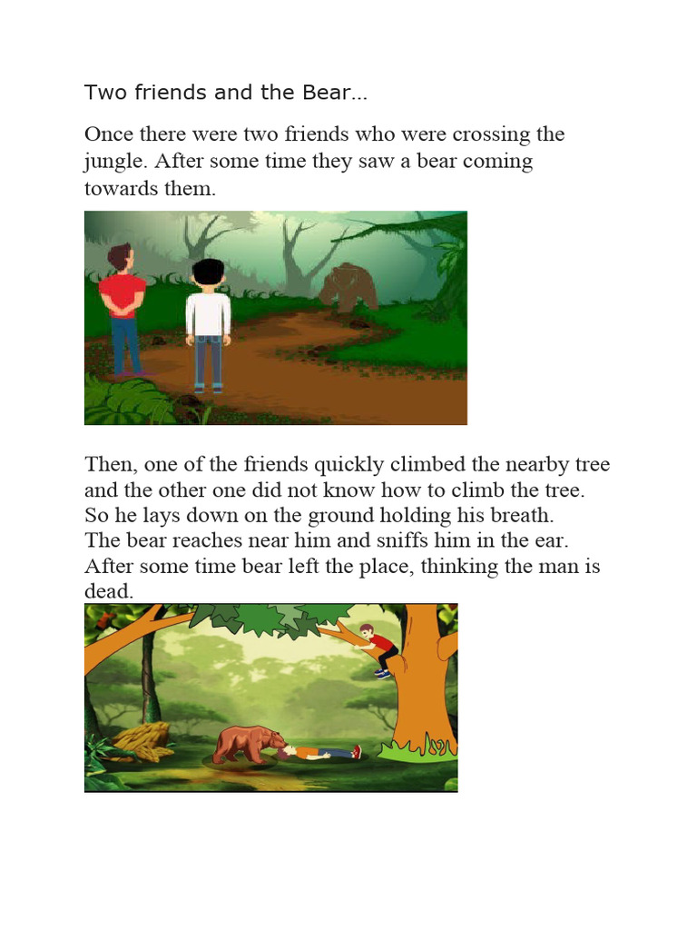 Two friends and the Bear | PDF