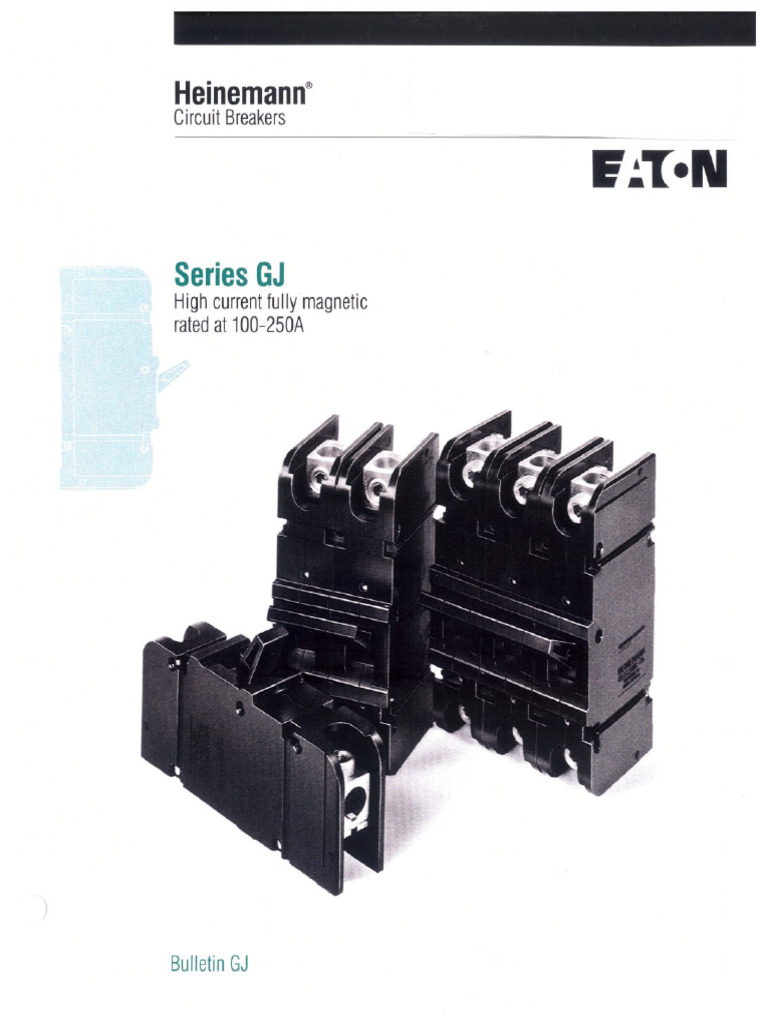 Heinemann Series GJ Circuit Breakers | PDF