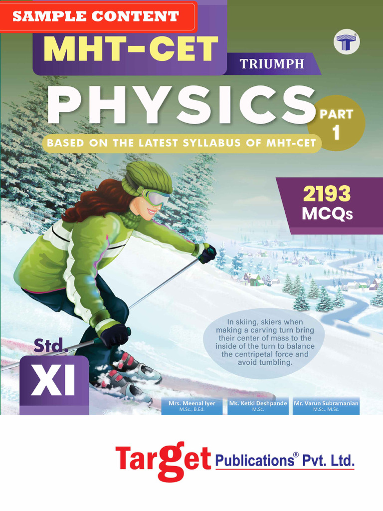 Sample PDF of MHT Cet Triumph Physics Part 1 Book Sample Content 3434 | PDF | Waves | Sound