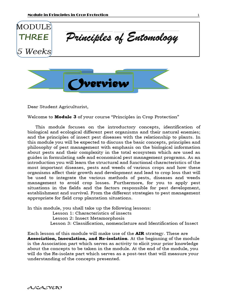 Crop Prot 1 Finals To Be Checked | PDF | Insects | Neuron
