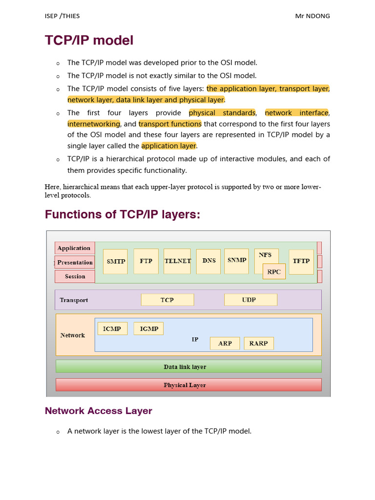 10 - TCP IP Model | PDF | Internet Protocols | Transmission Control Protocol