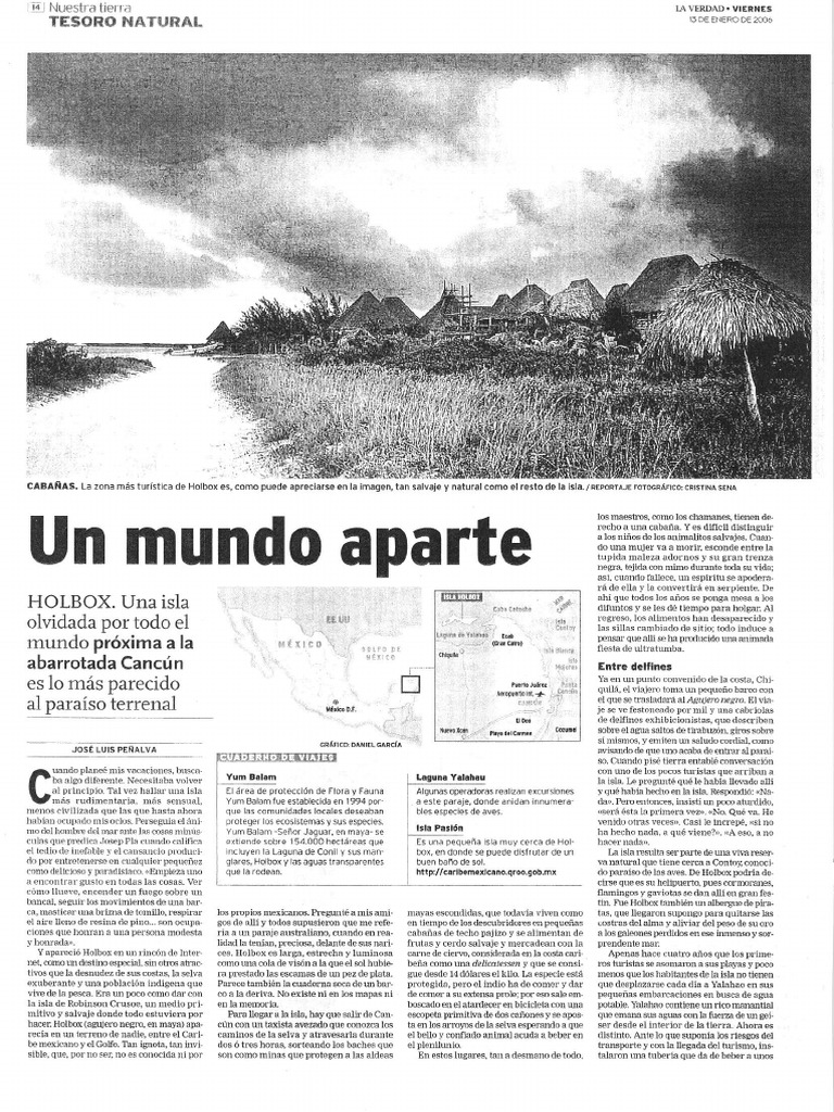 Holbox, Un Mundo Aparte | PDF