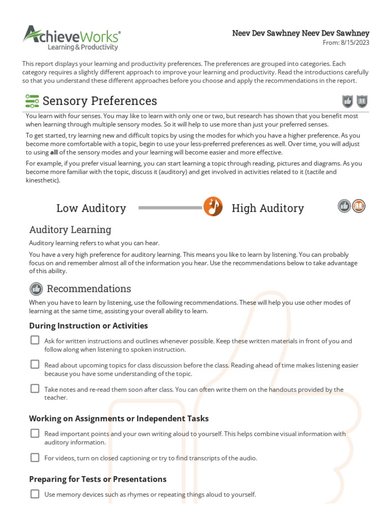 AchieveWorks Learning & Productivity | PDF | Motivation | Motivational