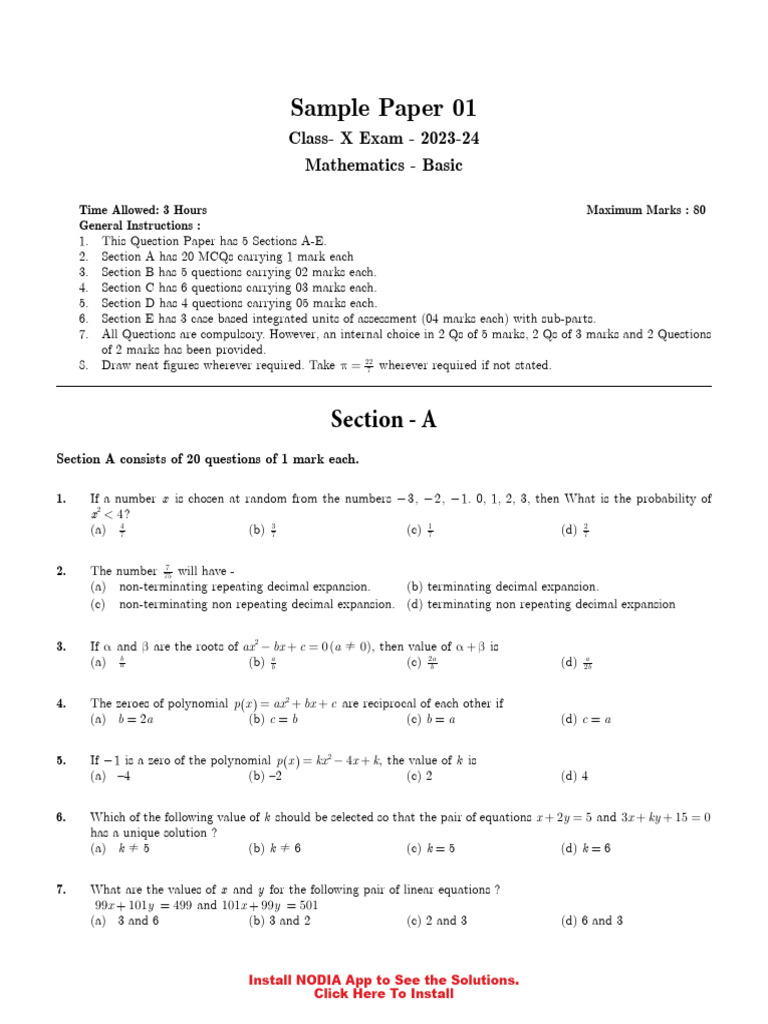 SP Maths Basic 1 Unsolved-2 | PDF | Mathematics | Evaluation