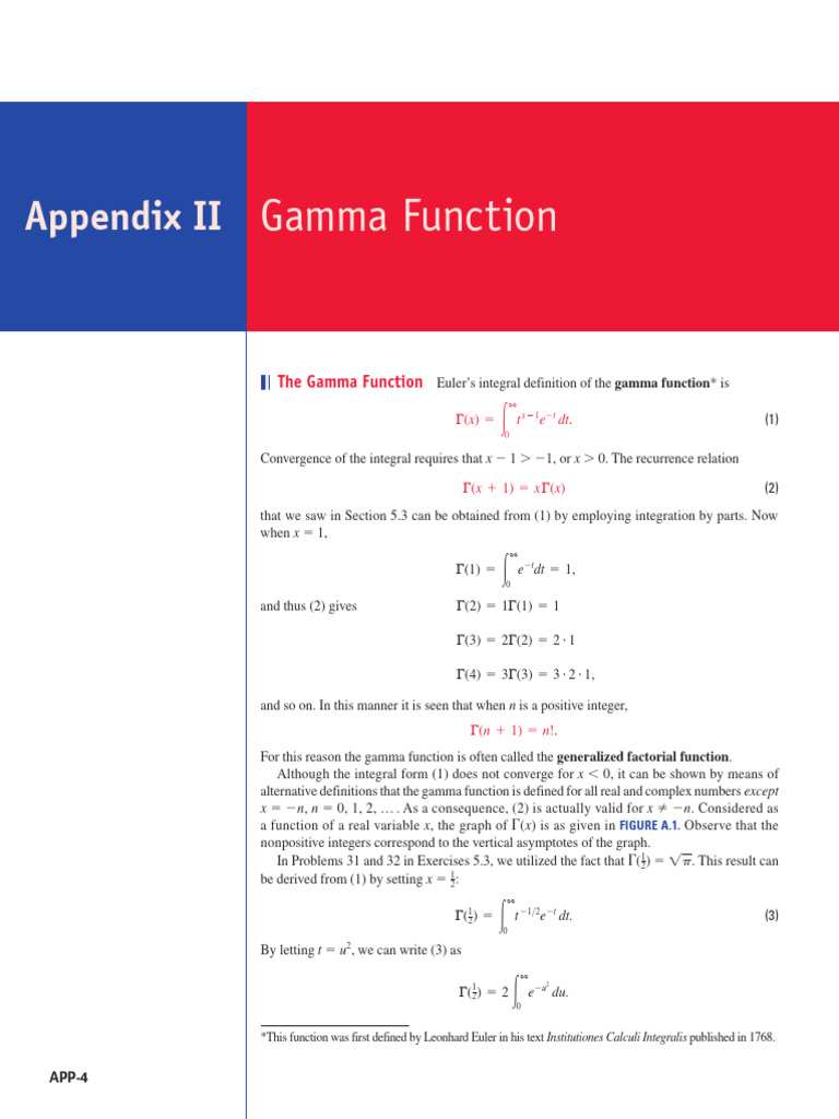 Tablice - Gama Funkcija | Download Free PDF | Function (Mathematics) | Functions And Mappings